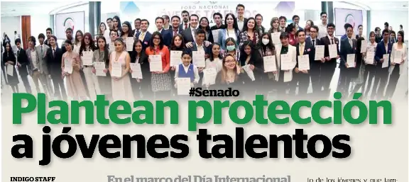 Plantean protección a jóvenes talentos - PressReader