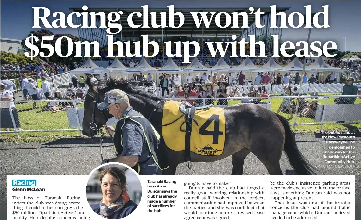 Racing club won’t hold $50m hub up with lease - PressReader