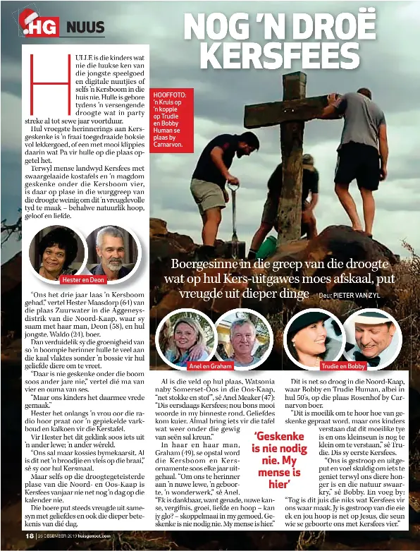 Min geskenke, maar boere bly hoop - PressReader