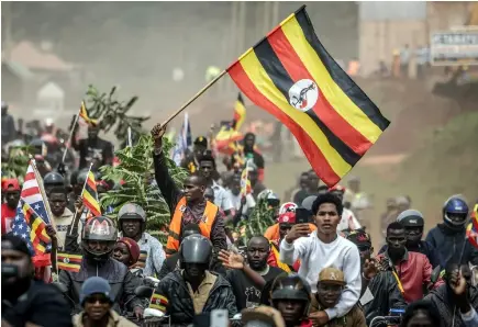 Ugandan opposition turns national flag into protest symbol - PressReader