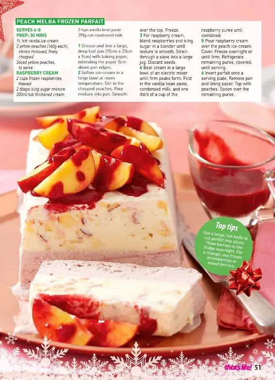 PEACH MELBA FROZEN PARFAIT - PressReader