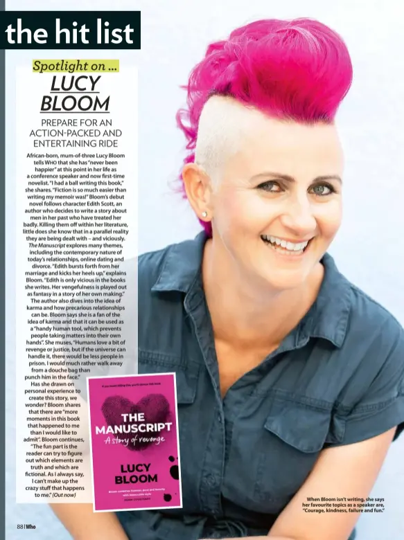 LUCY BLOOM - PressReader