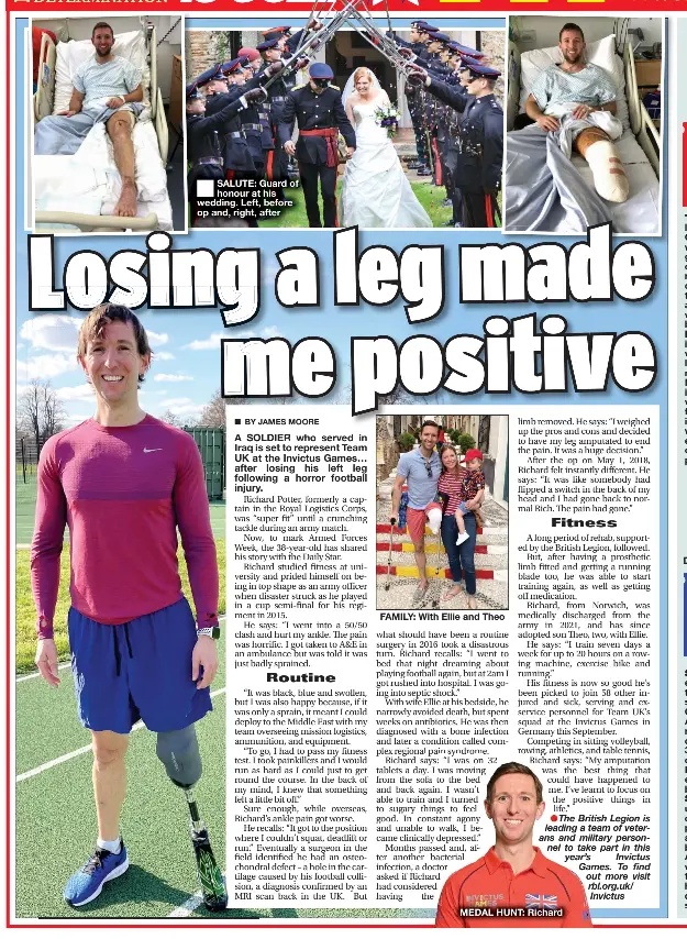 Losing a leg made me positive - PressReader