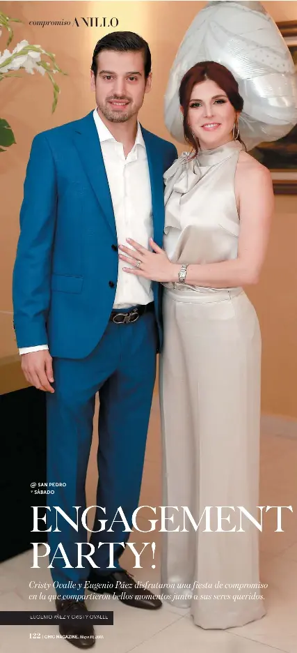 Cristy Ovalle & Eugenio Páez celebran compromiso romiso - PressReader
