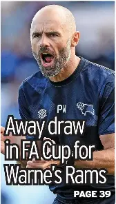 Away draw in FA Cup for Warne’s Rams - PressReader