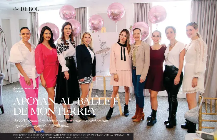 ROBERTA BARRERA Y LAURA CANTÚ en brunch del BdM. - PressReader