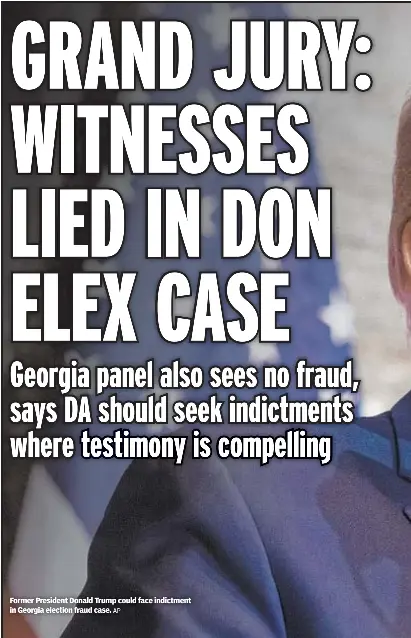 GRAND JURY: WITNESSES LIED IN DON ELEX CASE - PressReader