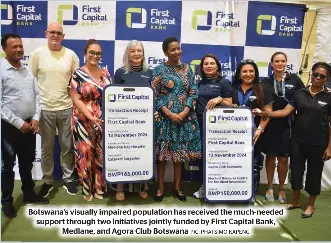 Collaborat­ive efforts bring relief to Botswana’s visually impaired - PressReader