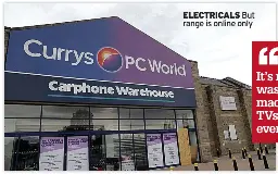 CURRYS ADDS SPICE WITH SEX TOY RANGE - PressReader