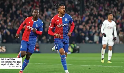 Brilliant Olise inspires Palace to dazzling win over Red Devils - PressReader