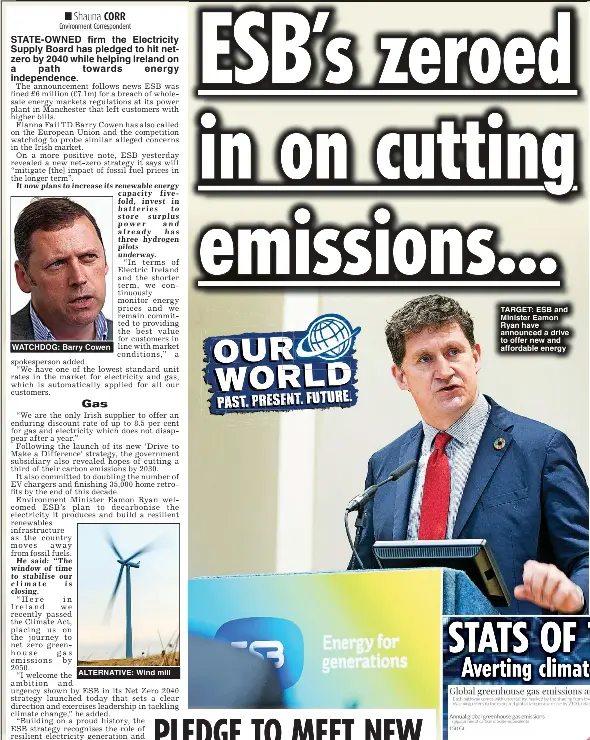 ESB’s zeroed in on cutting emissions... - PressReader