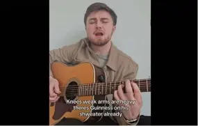 WATCH: Irish singer goes viral with hilarious Christy Moore imitation - PressReader