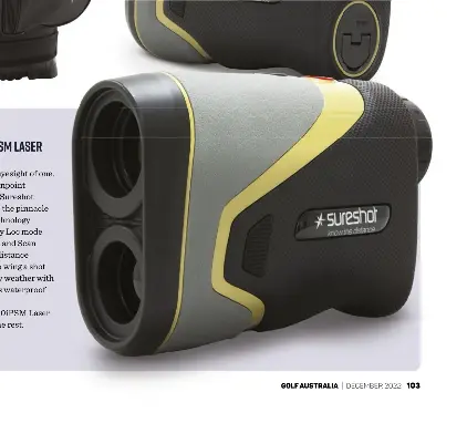 Sureshot PINLOC 6000iPSM Laser Rangefinde­r - PressReader