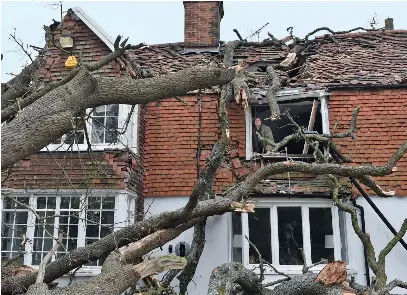 Rule of three Clear-up after storms leave trail of devastatio­n ...