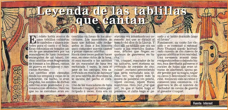 Leyenda de las tablillas que cantan - PressReader