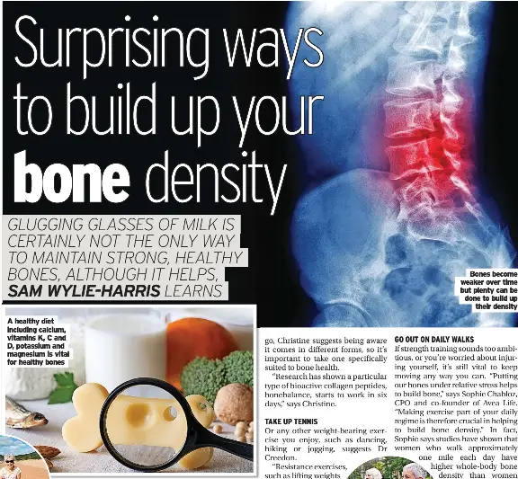 Surprising ways to build up your bone density - PressReader