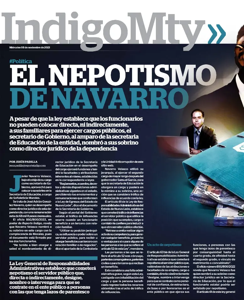 EL NEPOTISMO DE NAVARRO - PressReader
