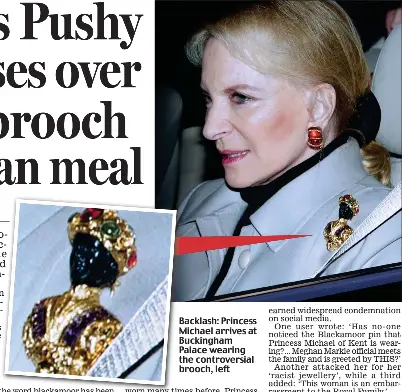 Princess Pushy apologises over ‘racist’ brooch at Meghan meal - PressReader