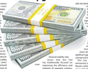 The geopolitic­al imperative to upgrade the dollar - PressReader