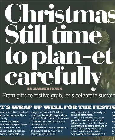 Christmas? Still time to plan-et carefully - PressReader