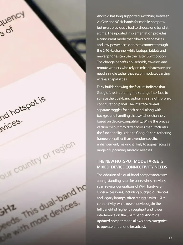 ANDROID ADDS NEW DUAL-BAND WI-FI HOTSPOT OPTION AS CONNECTIVI­TY... - PressReader