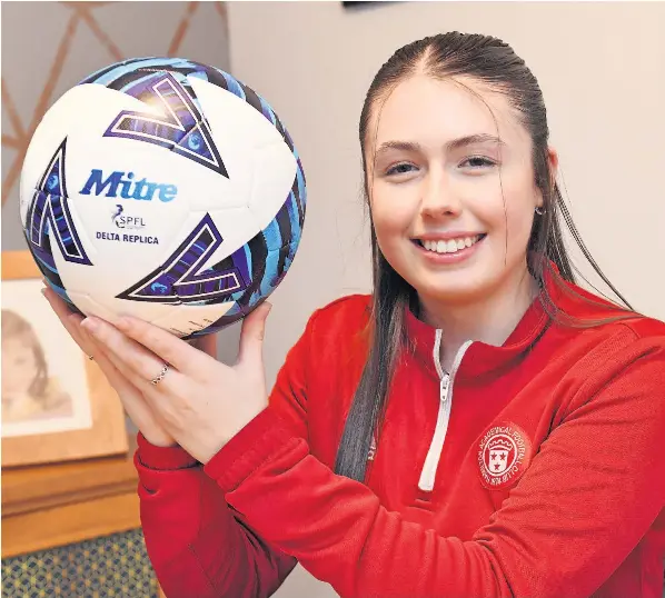 Teen football star is living her dream - PressReader