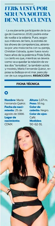 FERKA ESTÁ POR SER UNA SOLTERA DE NUEVA CUENTA - PressReader