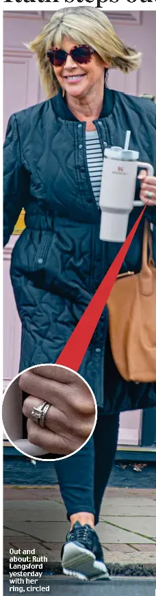 Ruth steps out... with wedding ring on show - PressReader