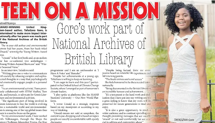 TEEN ON A MISSION - PressReader