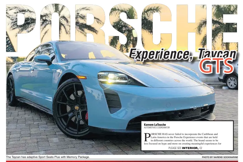 Experience, Taycan GTS - PressReader