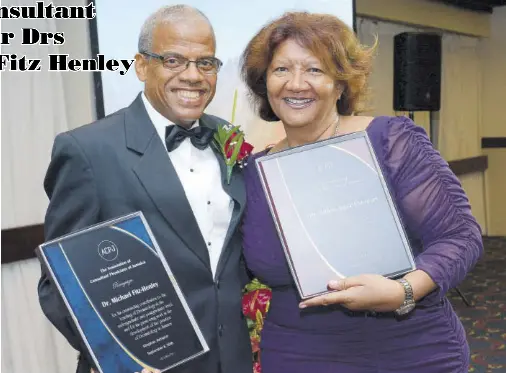 Associatio­n of consultant physicians honour Drs Aquart-stewart, Fitz ...