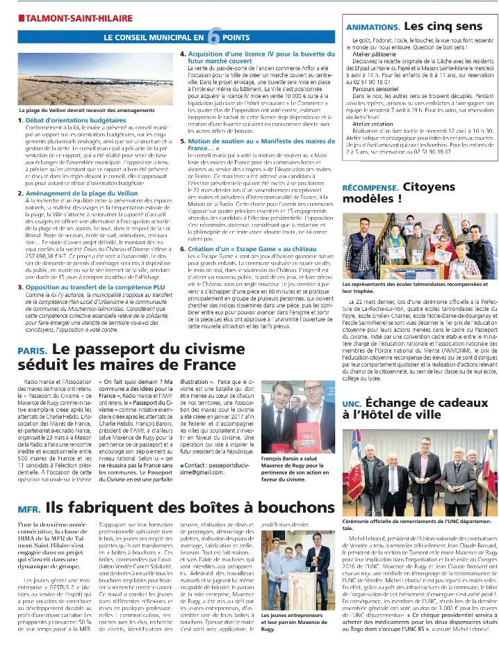 6 LE CONSEIL MUNICIPAL EN POINTS - PressReader