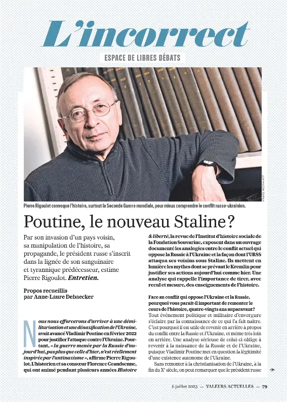 Poutine, le nouveau Staline ? - PressReader