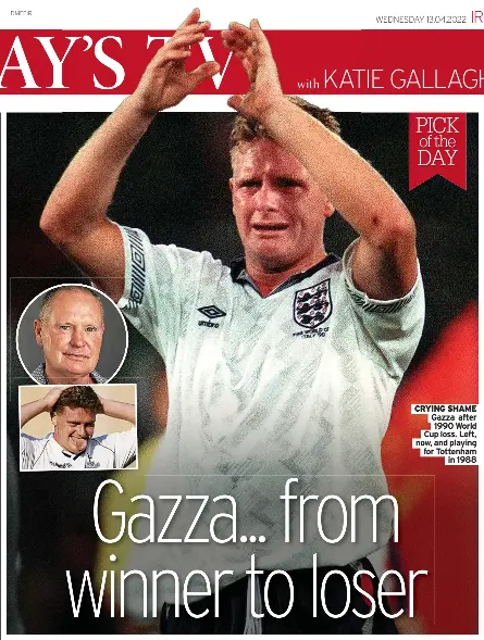 Gazza... from winner to loser - PressReader