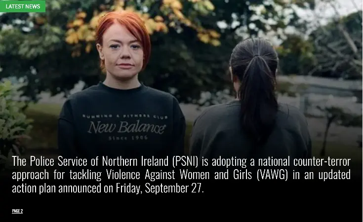Northern Ireland police adopt counter-terror approach to tackling violence against women ...