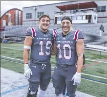 Harts make history together at Springfiel­d - PressReader