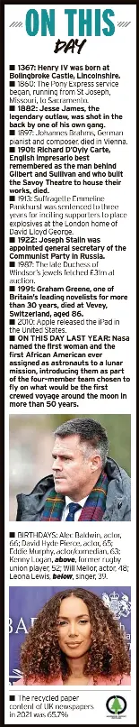 ON THIS DAY - PressReader