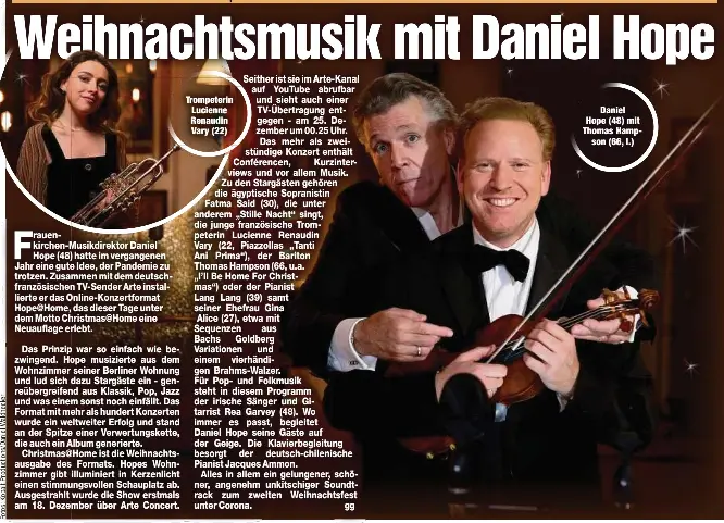Weihnachts­musik mit Daniel Hope - PressReader
