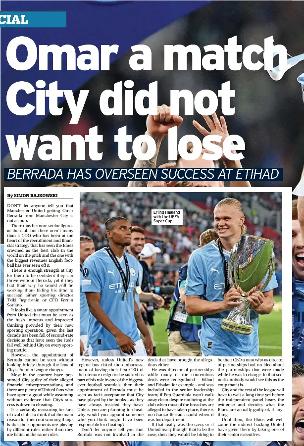 Omar a match City did not want to lose - PressReader