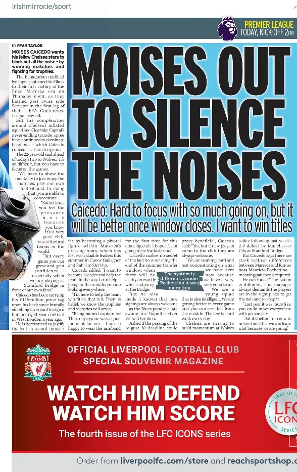 MOISES OUT TO SILENCE THE NOISES - PressReader
