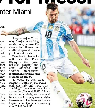 Last stop for Messi - PressReader