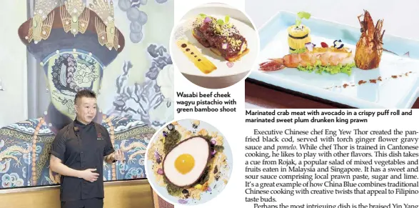 CHEF JEREME LEUNG IS BACK FOR THE EMPEROR’S TABLE - PressReader