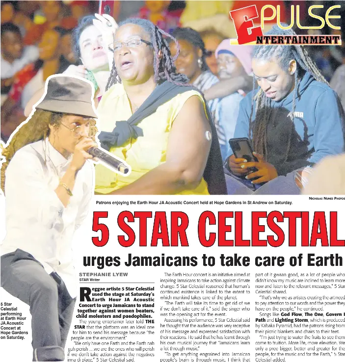 5 STAR CELESTIAL urges Jamaicans to take care of Earth - PressReader