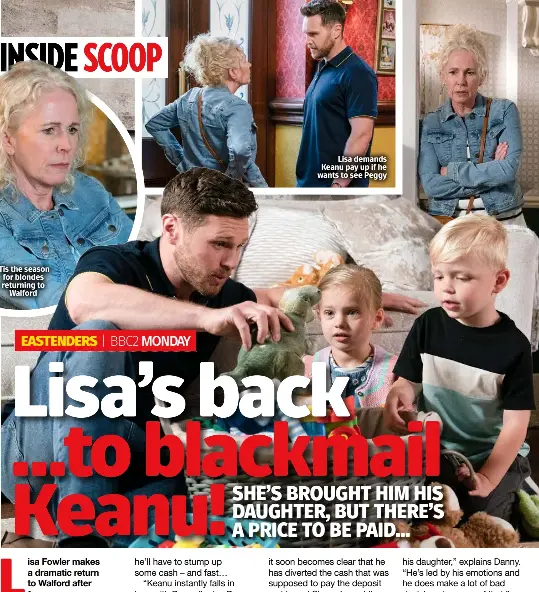 Lisa’s back …to blackmail Keanu! - PressReader