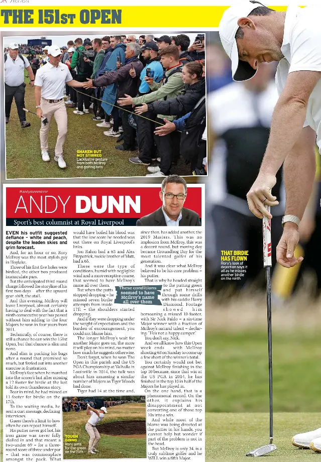 ANOTHER RORY MAJOR BITES THE DUST - PressReader