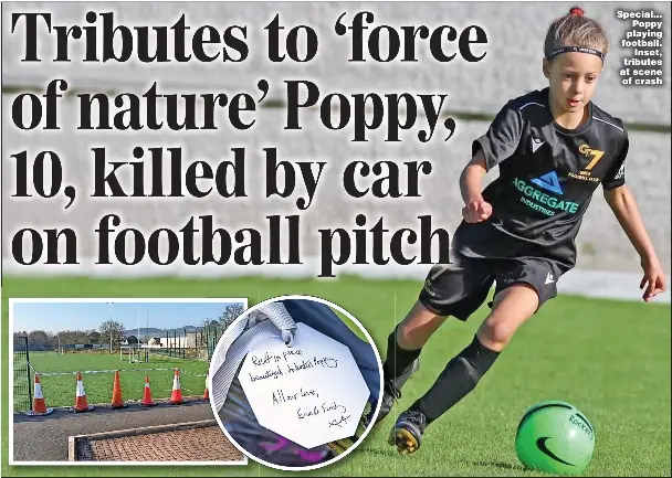 Tributes to ‘force of nature’ Poppy, 10, killed by car on football ...