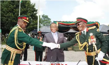 ZDF boss officially hands-over ZNA command to Chimonyo - PressReader