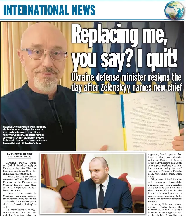 Replacing me, you say? I quit! - PressReader