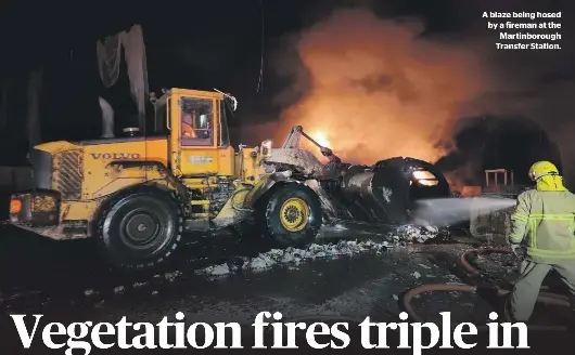 Vegetation fires triple in scorching 2024 summer - PressReader