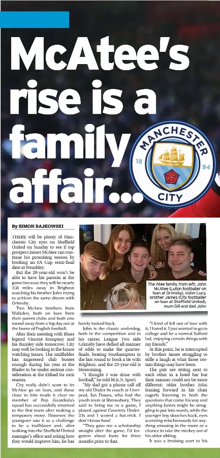 Mcatee’s rise is a family affair... - PressReader